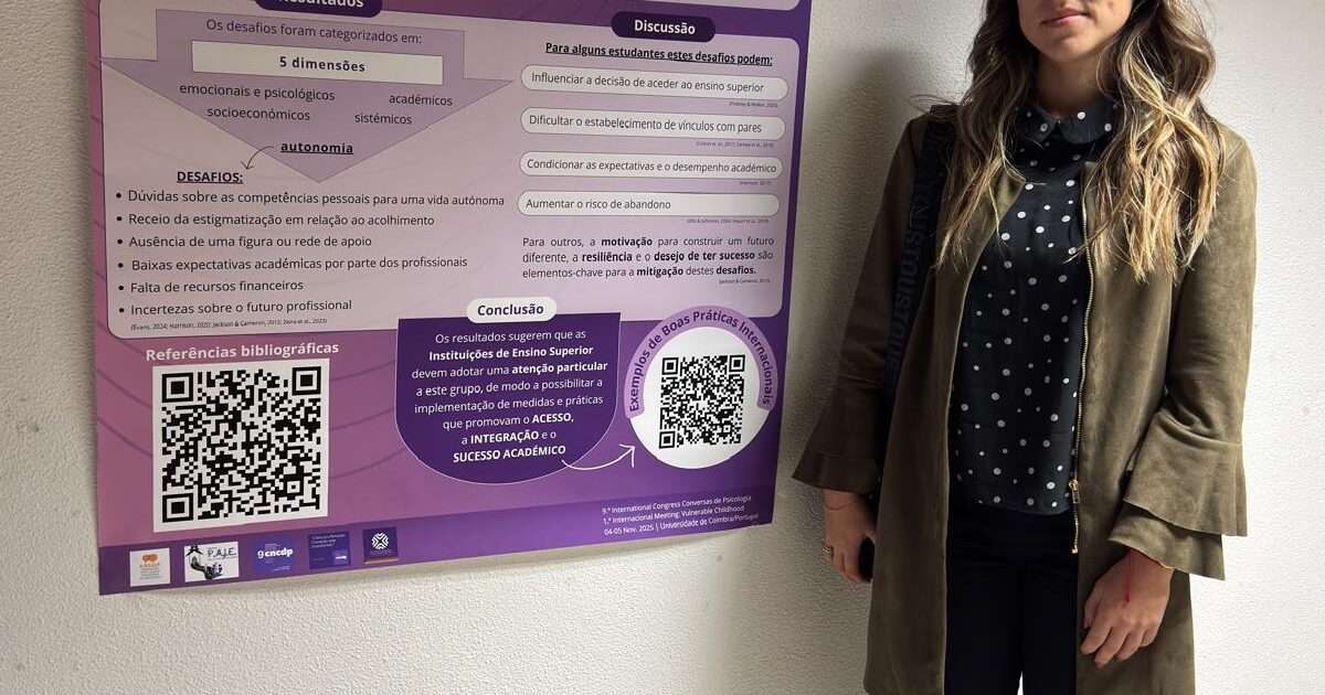 CIEd PhD student Ana Rita Rodrigues wins award for best poster at the ...